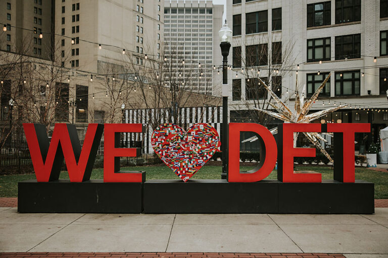 Capitol Park Detroit Engagement Session